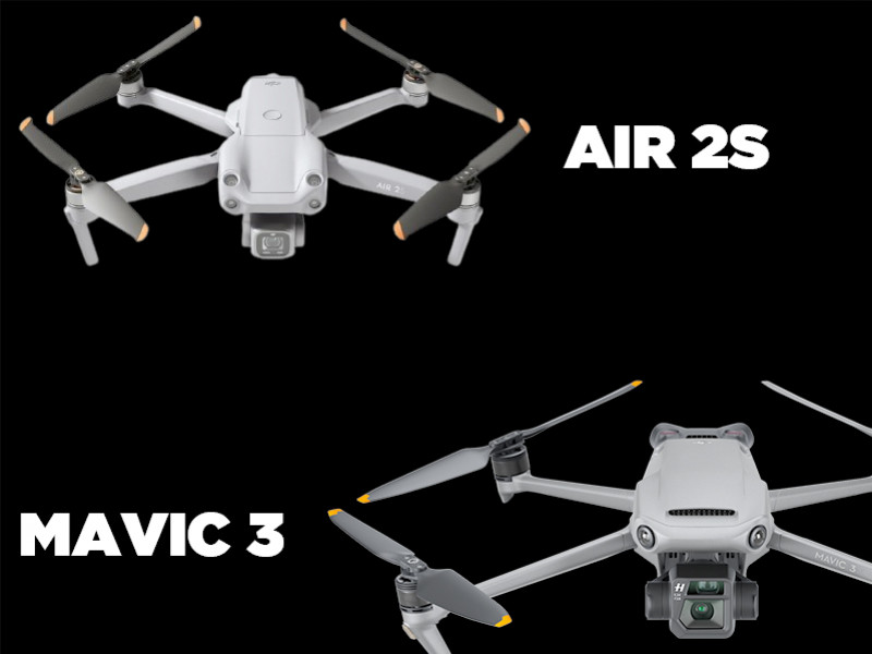 DJI Mavic 3 vs Air 2S - Le Comparatif